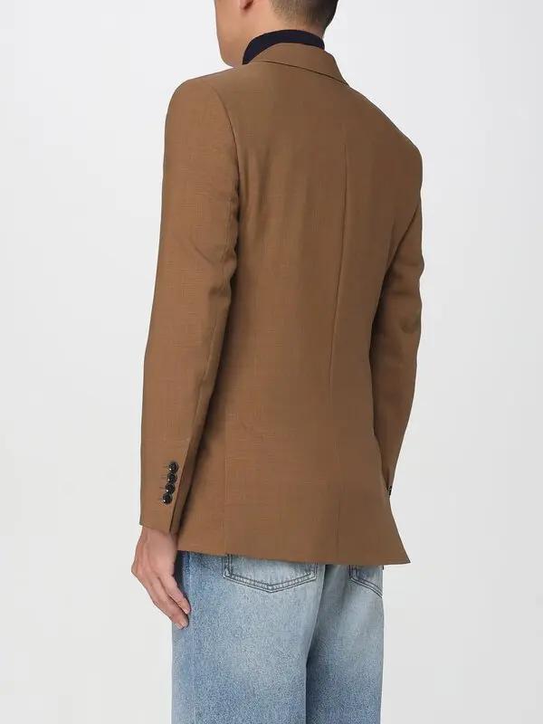 Ami Double-breasted Jacket - Brown