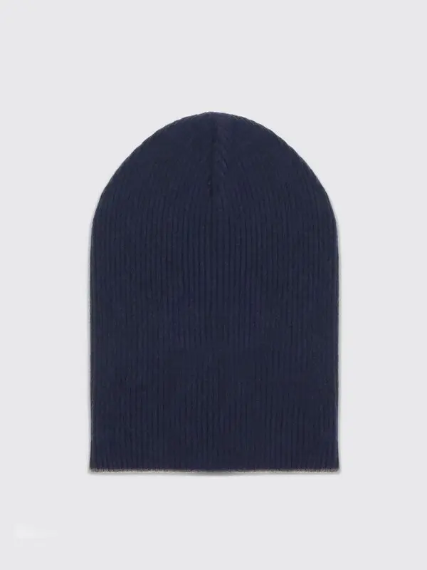 Brunello Cucinelli Ribbed Beanie - Blue