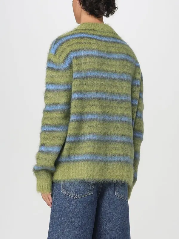 Marni Striped Pullover Sweater - Green