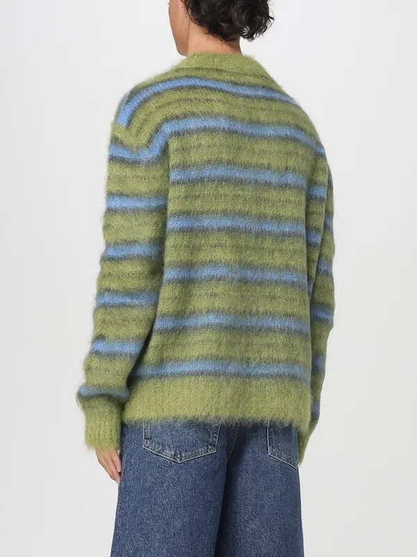 Marni Striped Pullover Sweater - Green