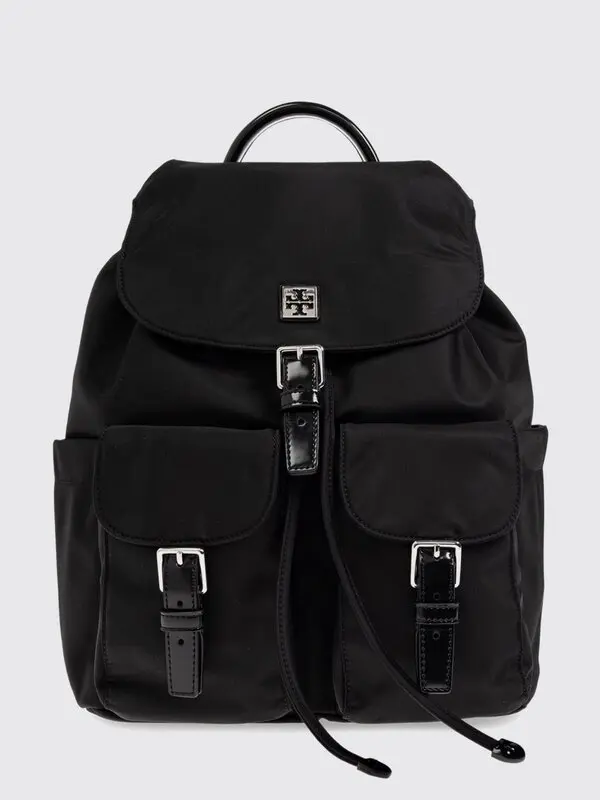Tory Burch Virginia Recycled Nylon Backpack - Black