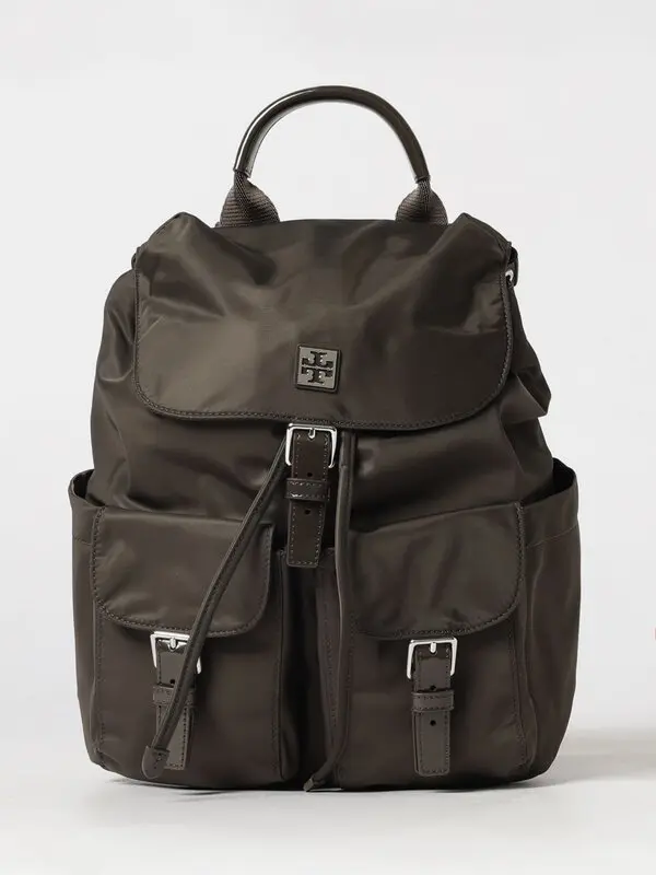 Tory Burch Virginia Recycled Nylon Backpack - Brown
