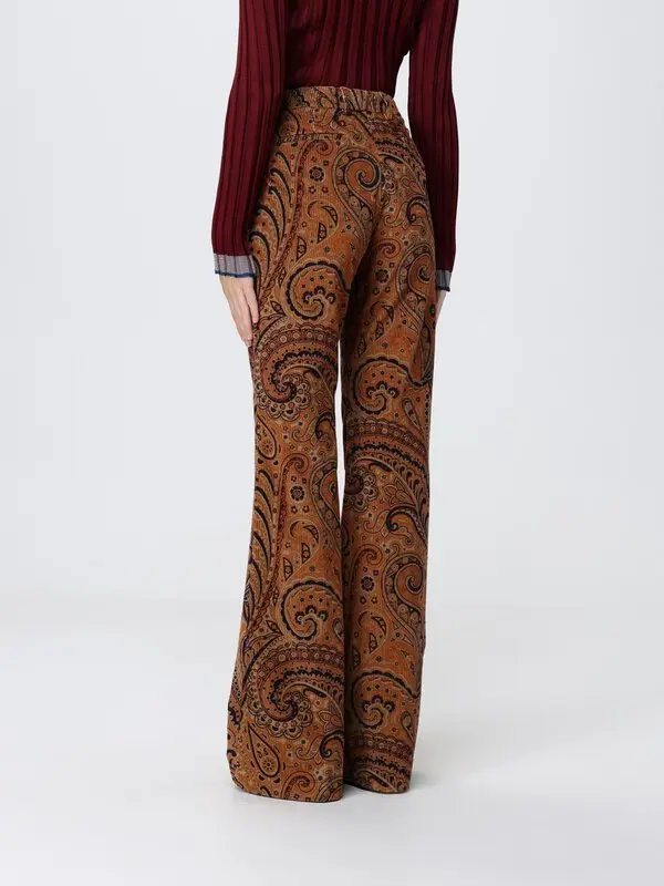 Etro Paisley Print Flared Trousers