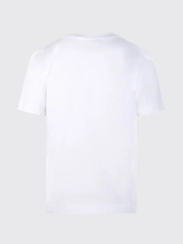 Jacquemus Short Sleeve Stretch-cotton Crewneck T-shirt - White