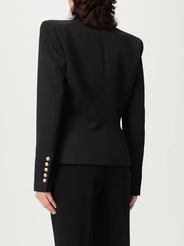 Balmain Double Breasted Blazer - Black