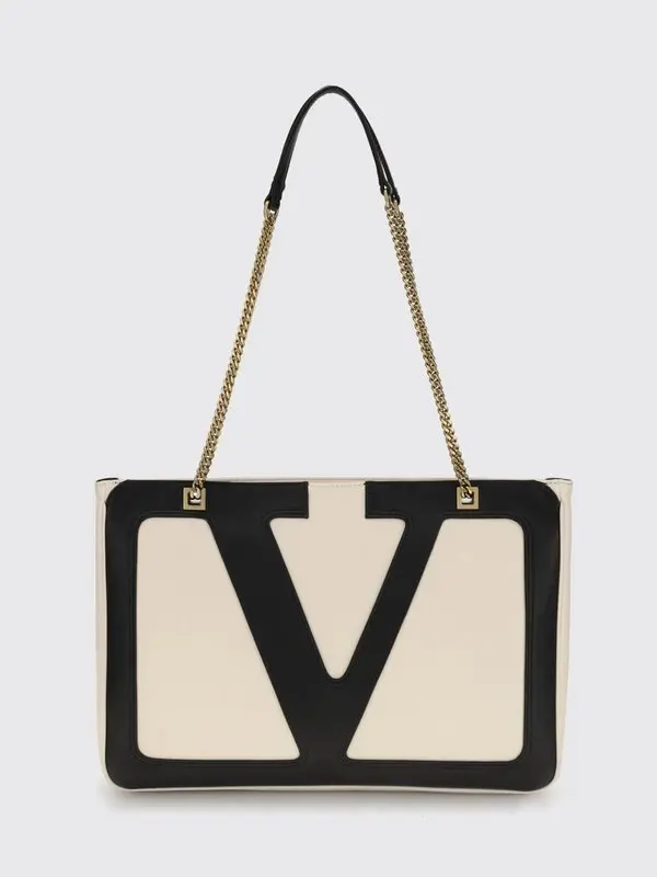 Valentino Garavani Tote Bag With Chain Strap - White
