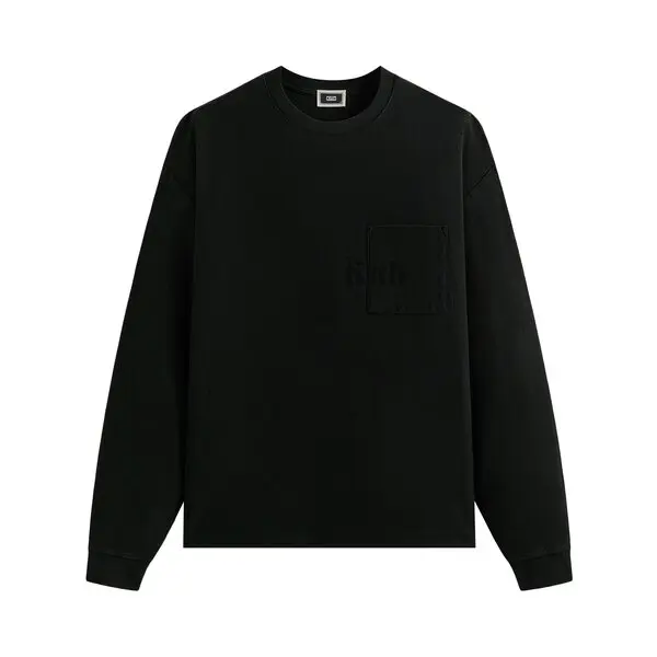 Kith Long-sleeve Quinn Tee - Black