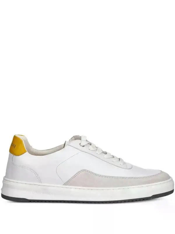 Filling Pieces Mondo Squash Leather Sneakers - White