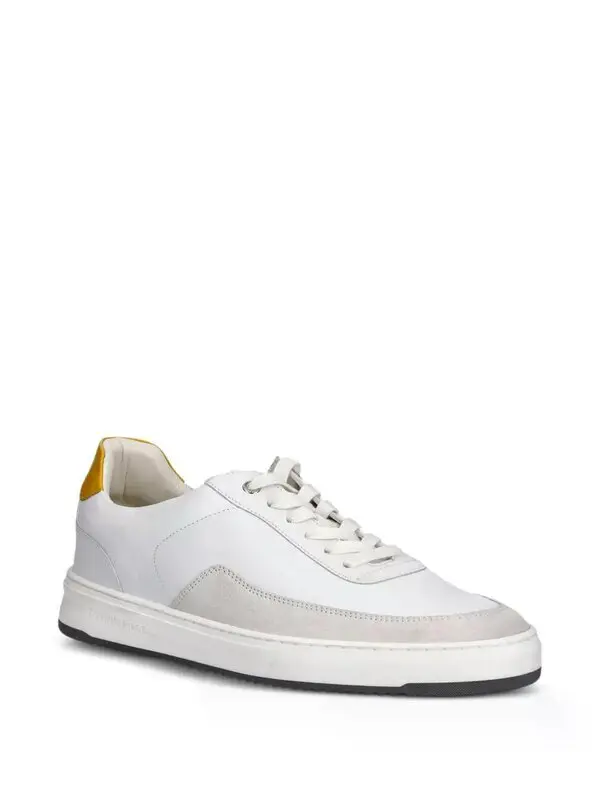 Filling Pieces Mondo Squash Leather Sneakers - White
