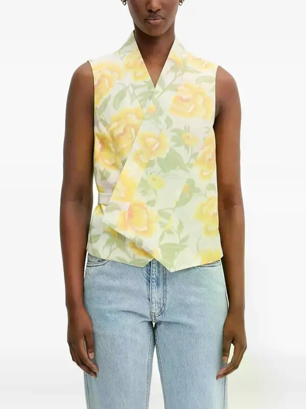 Kenzo Peonies Sleeveless Top