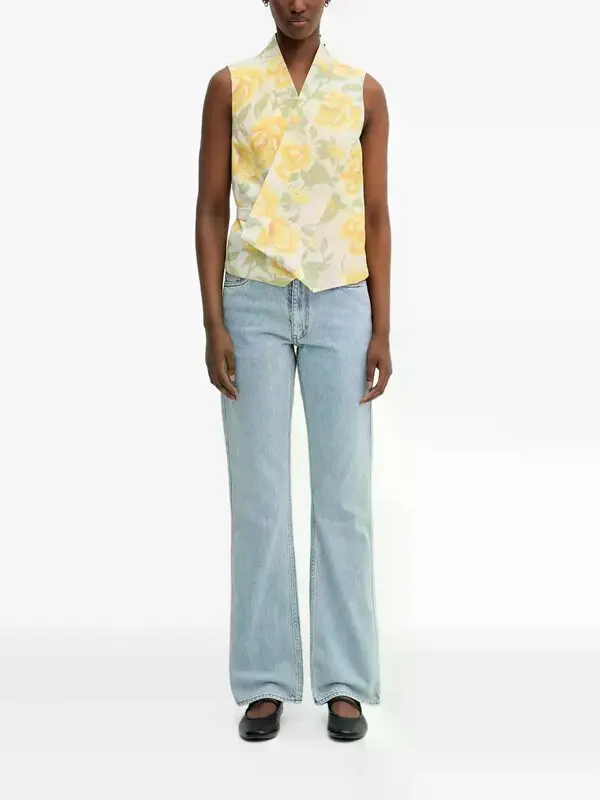 Kenzo Peonies Sleeveless Top