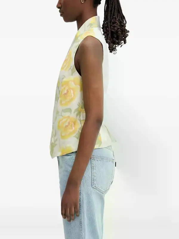 Kenzo Peonies Sleeveless Top