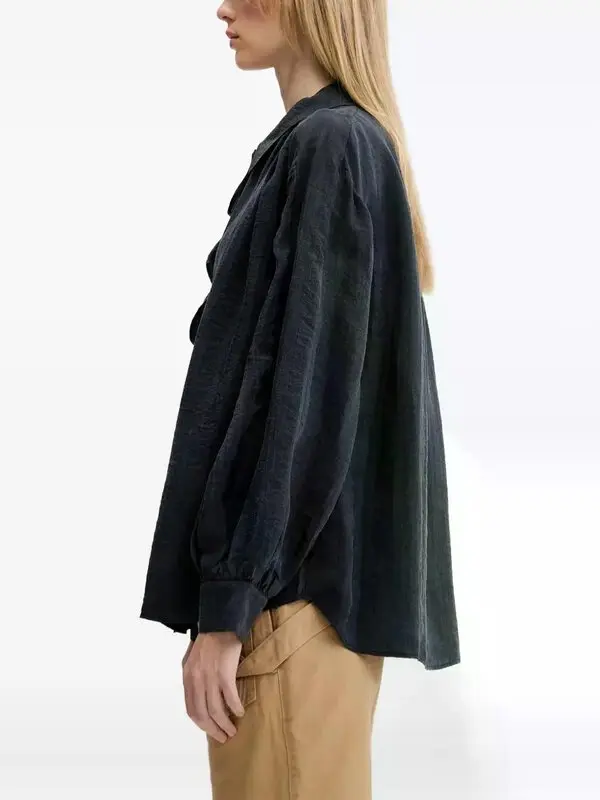 SAMSOE SAMSOE Ruffled Balloon-sleeve Shirt
