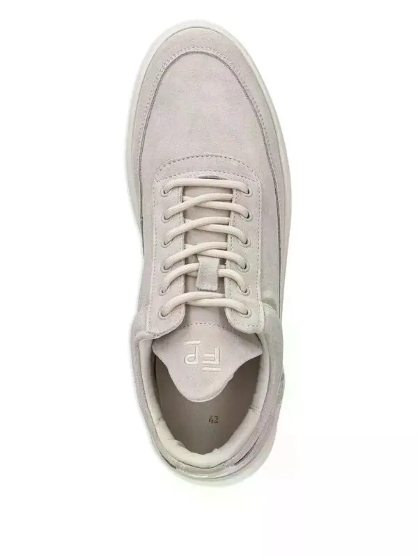 Filling Pieces Jet Runner Low-top Suede Sneakers - Grey
