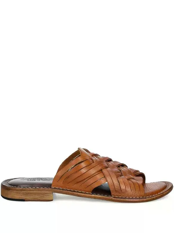 ASTORFLEX Woven Leather Slip-on Sandals