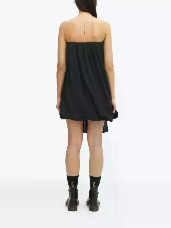 JW Anderson Draped Bustier Strapless Dress