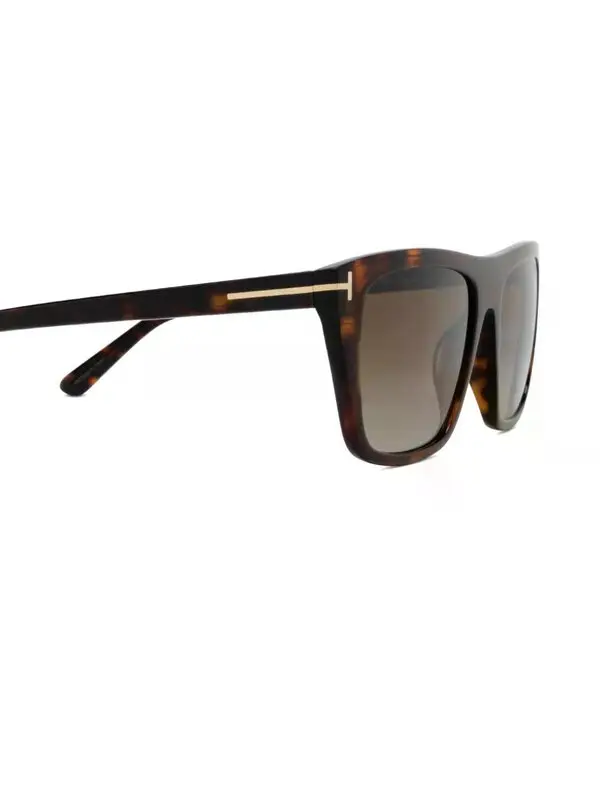 TOM FORD Aslan Rectangle-frame Sunglasses