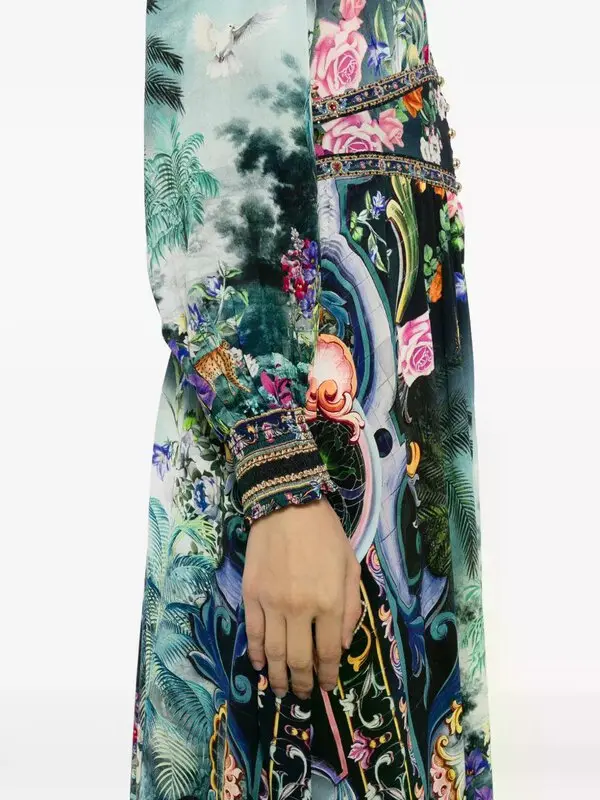 Camilla Basked In Baroque Dress