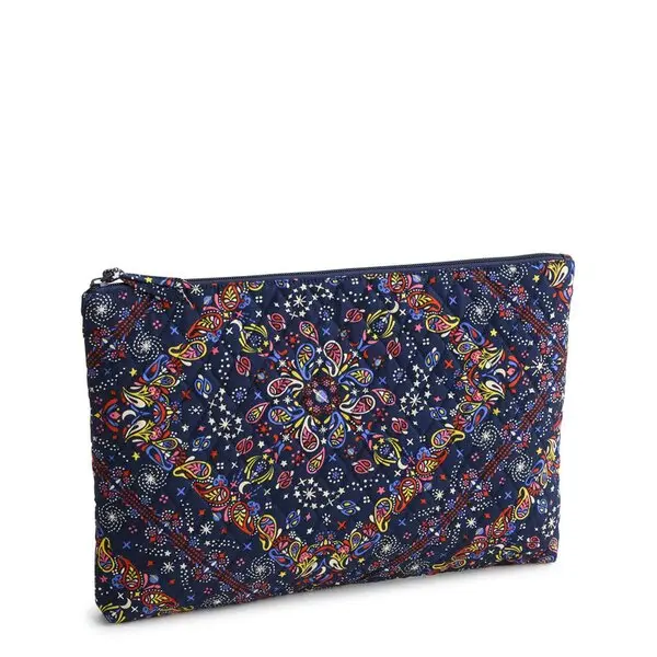 VERA BRADLEY Laptop Pouch In Starry Paisley - Blue