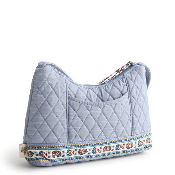 VERA BRADLEY Post Shoulder Bag - Blue