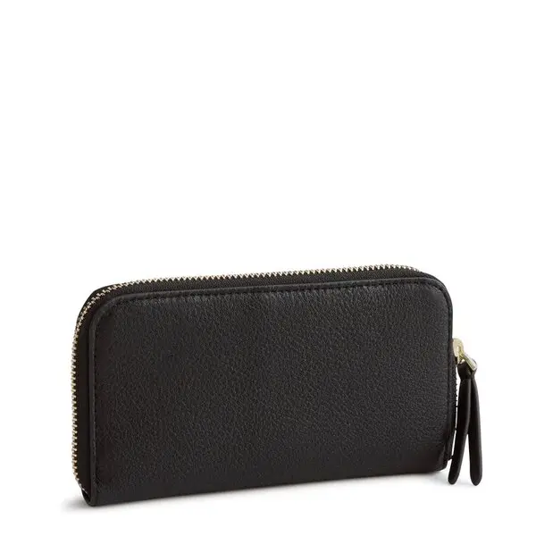 VERA BRADLEY Medium Continental Wallet In Moonless Night - Black