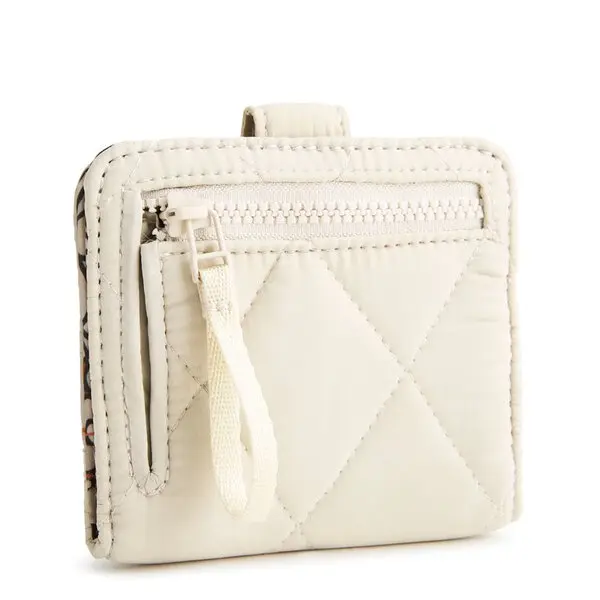 VERA BRADLEY Small Tab Wallet In Pumice Stone