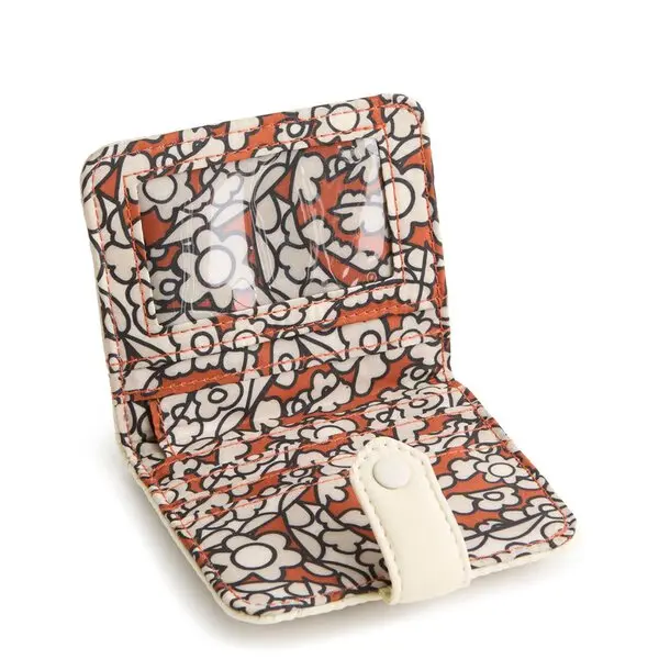 VERA BRADLEY Small Tab Wallet In Pumice Stone