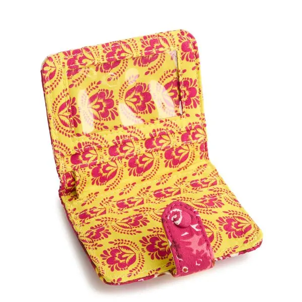 VERA BRADLEY Small Tab Wallet In Starstruck Daisies