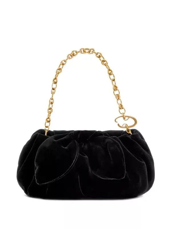 Oscar De La Renta Velvet Bow Clutch