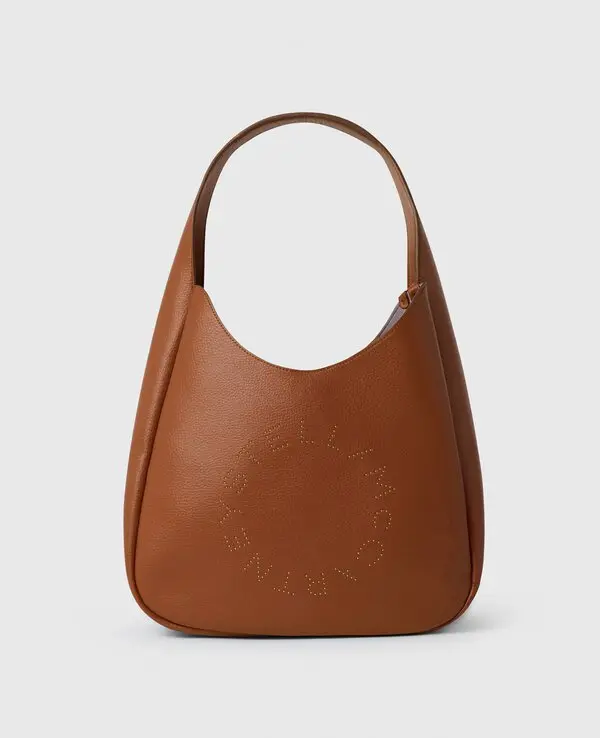 Stella McCartney Logo Slouchy Medium Hobo Bag