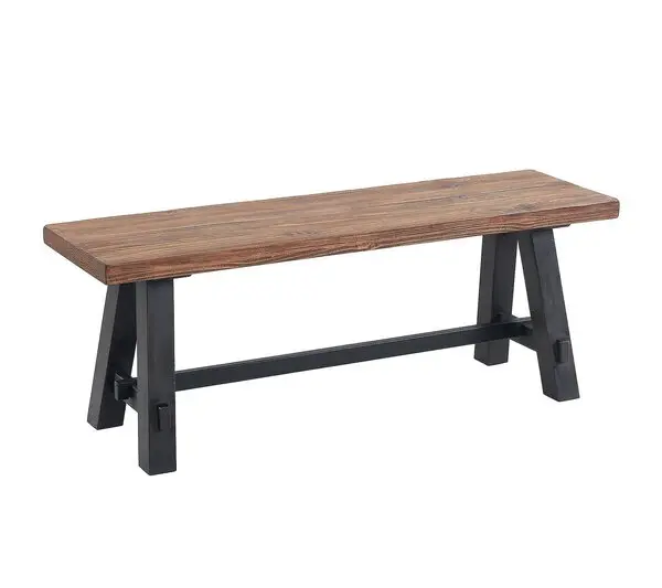 ALATERRE FURNITURE Adam 48' Solid Wood Entryway Bench - One-color
