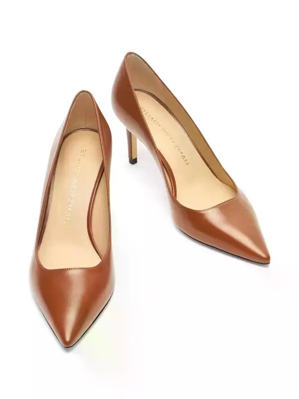 STUART WEITZMAN 75mm Power Leather Pumps