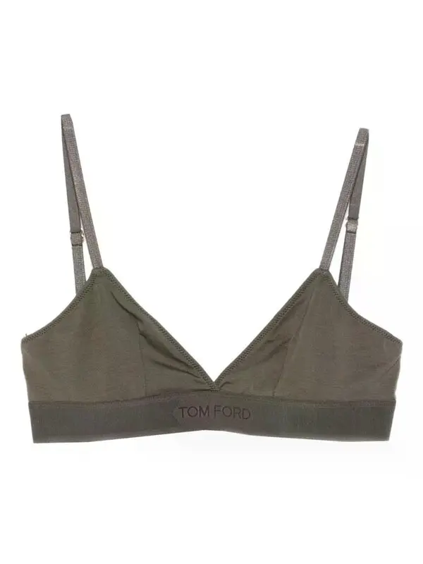TOM FORD Triangle-shape Bra - Green
