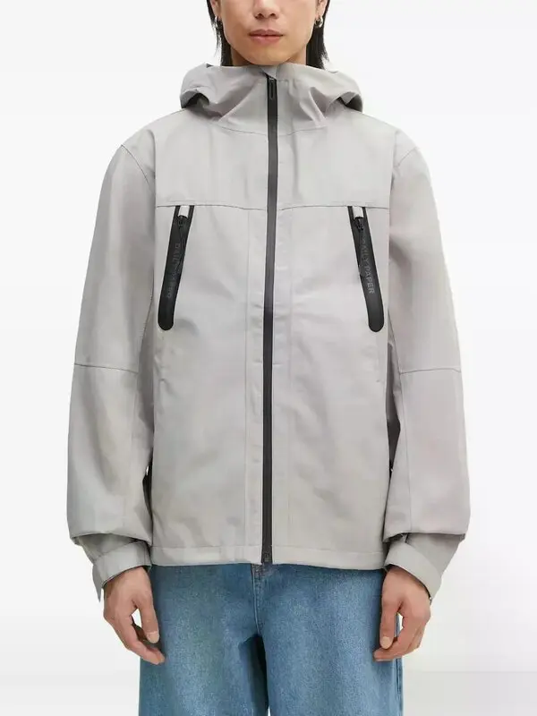 DAILY PAPER Kunle Hooded Zip-front Jacket
