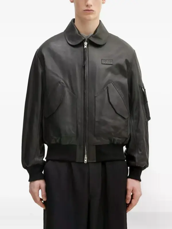 Kenzo Leather Zip-fastening Jacket