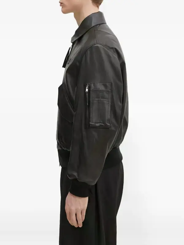 Kenzo Leather Zip-fastening Jacket
