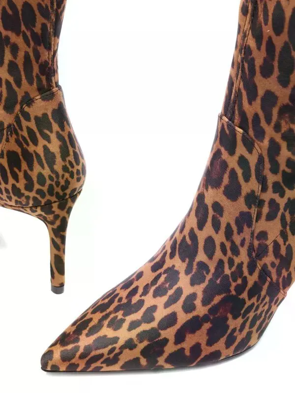 STUART WEITZMAN 100mm Leopard-print Boots
