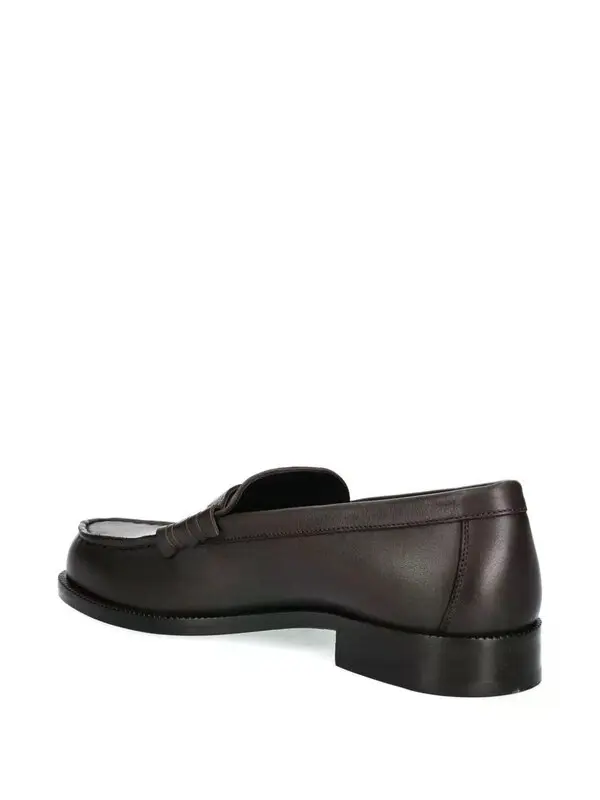 COMMON PROJECTS Penny Leather Loafers - Brown