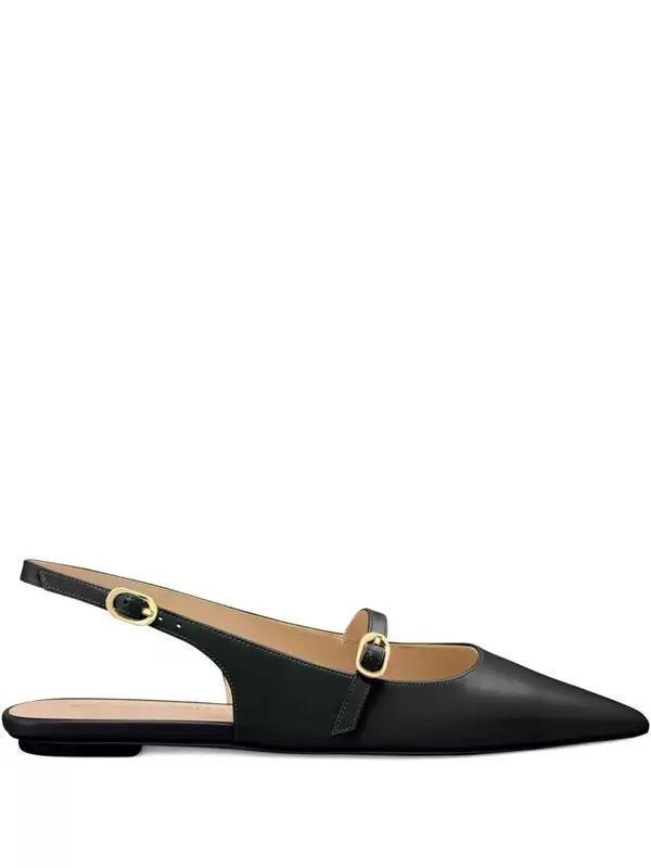 STUART WEITZMAN Slingback Buckle Flats
