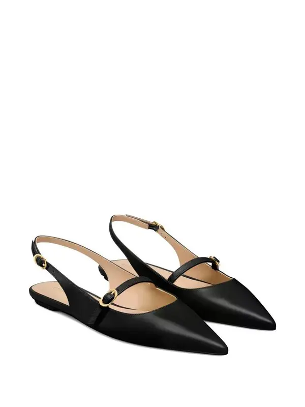 STUART WEITZMAN Slingback Buckle Flats