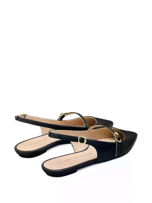 STUART WEITZMAN Slingback Buckle Flats