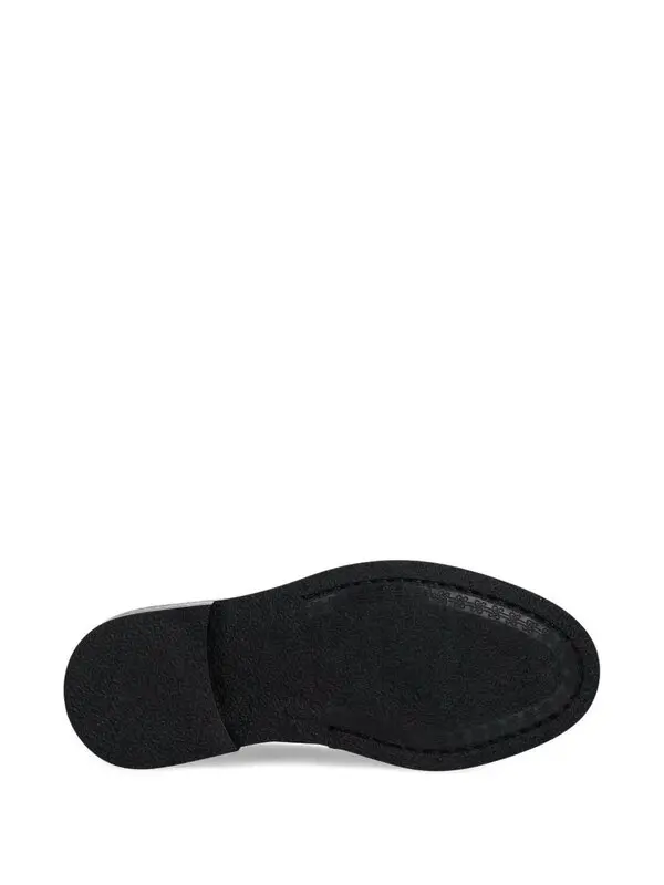 Filling Pieces Chain-detail Leather Loafers
