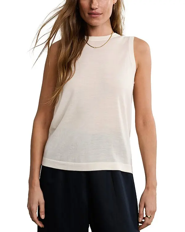 Jenni Kayne Merino Wool Tank Top - Ivory