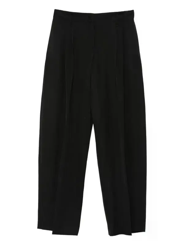 Alexander McQueen Cotton Tapered Trousers