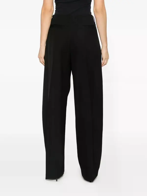 Alexander McQueen Cotton Tapered Trousers