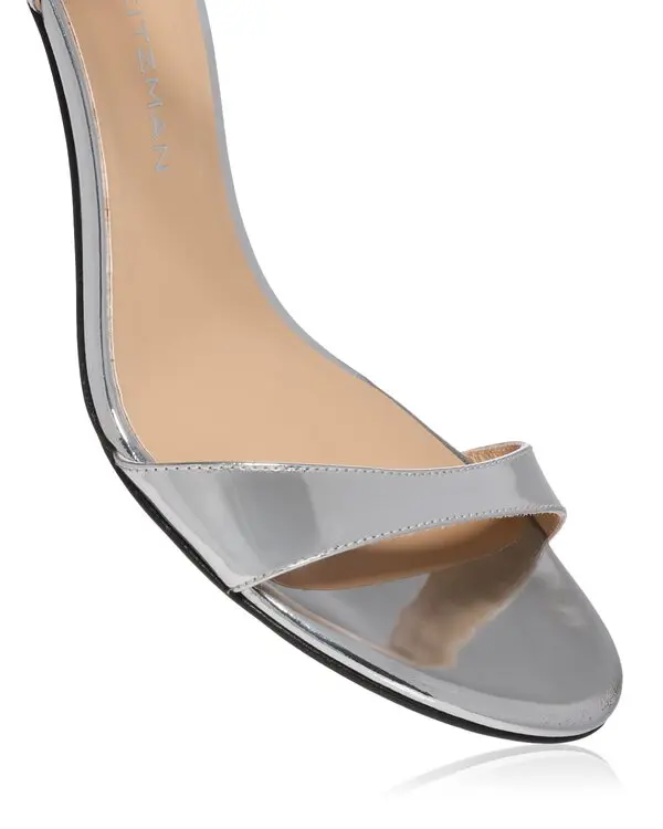 STUART WEITZMAN Babette 85 Sandals - Silver