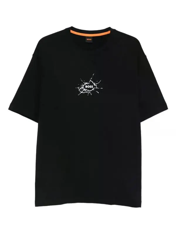BOSS Logo-print T-shirt - Black