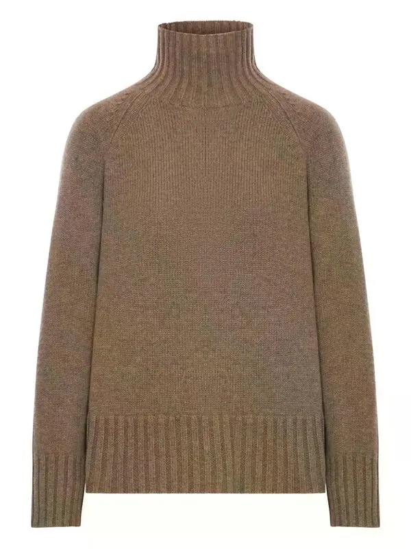 Max Mara Turtleneck Ribbed Sweater