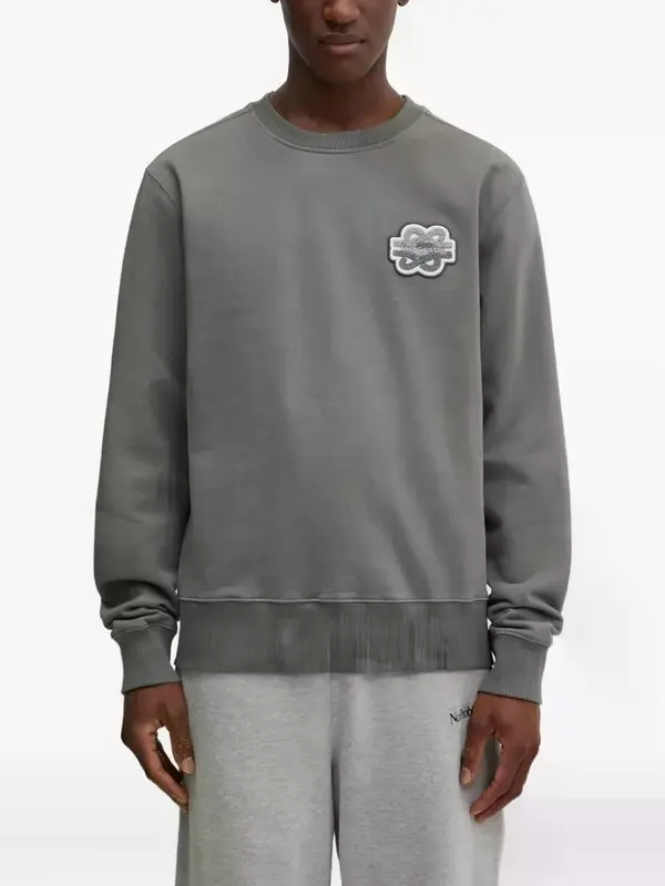 Filling Pieces Embroidered Patch Sweatshirt