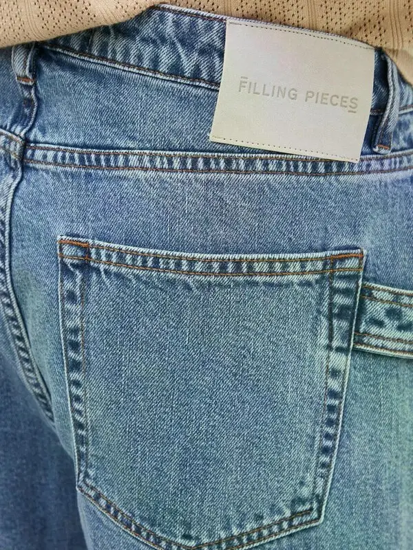 Filling Pieces Logo-patch Jeans